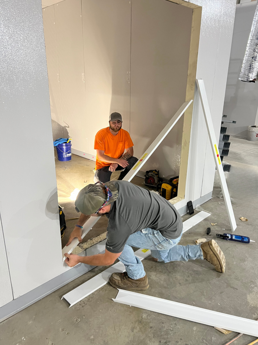 Large Walk-In Cooler and Freezer Installation - AIM National