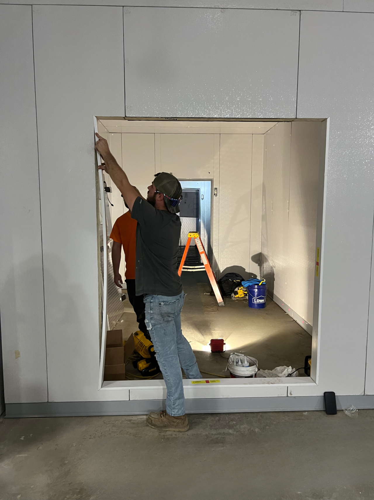 Large Walk-In Cooler and Freezer Installation - AIM National
