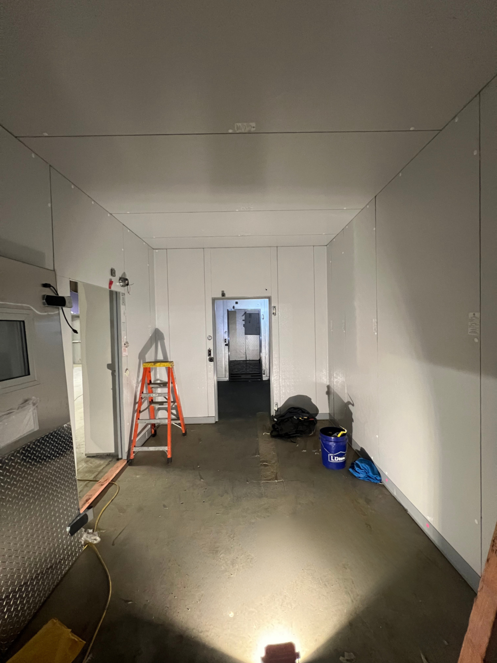Large Walk-In Cooler and Freezer Installation - AIM National