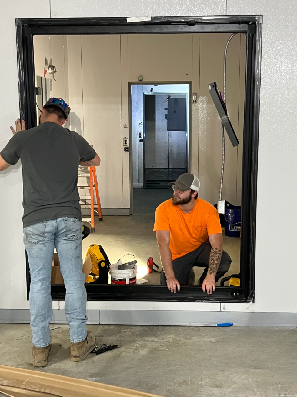 Large Walk-In Cooler and Freezer Installation - AIM National